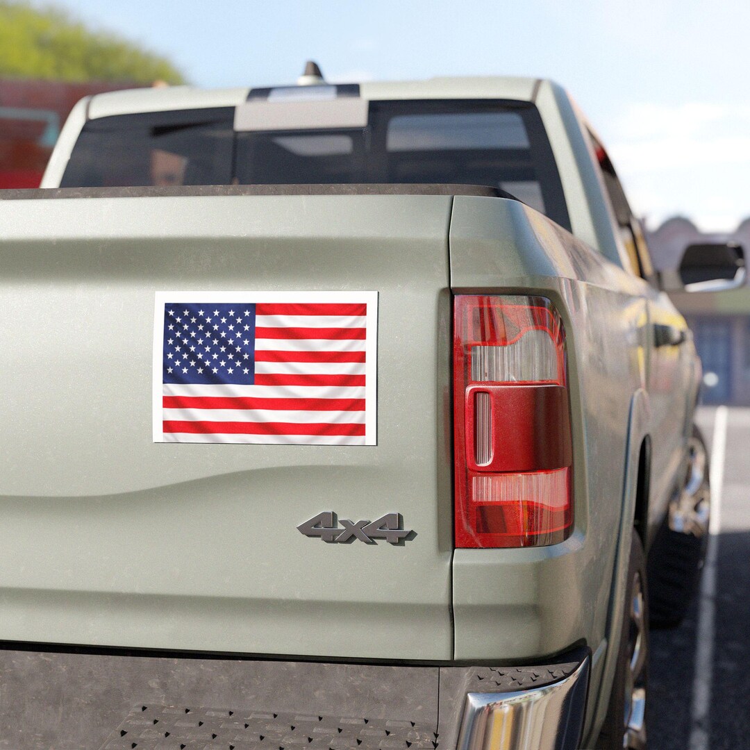 American Flag Car Magnet USA Flag Magnetic Decal for Vehicle - Etsy