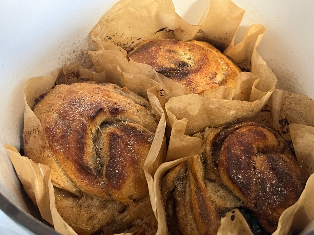 Cardamom Rolls, Natural Sourdough Einkorn Bread With Cardamom and ...