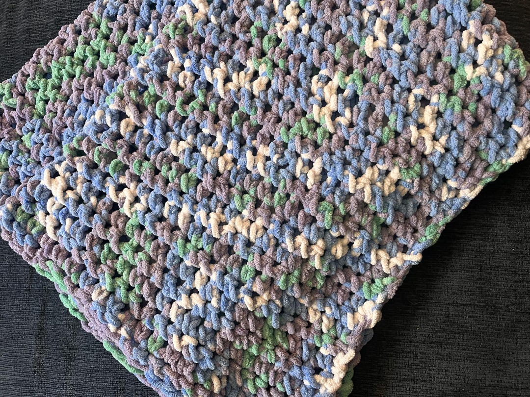Hand Crocheted Super Soft Lap Afghan Blanket | Made to Order Cozy ...