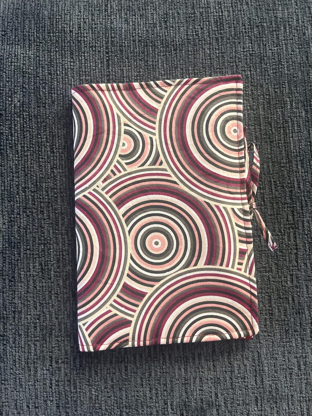 Handmade Fabric 2-pocket Notebook Cover | Custon Journal Protector ...