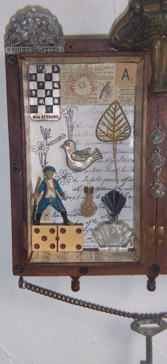 Assemblage Art Recycle 3D Salvage on Top of the World 1060 - Etsy