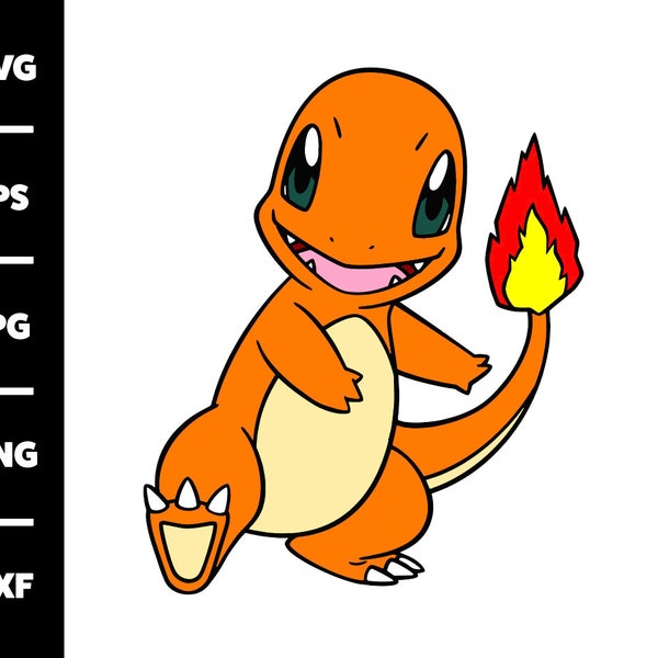 Charmander Svg - Etsy