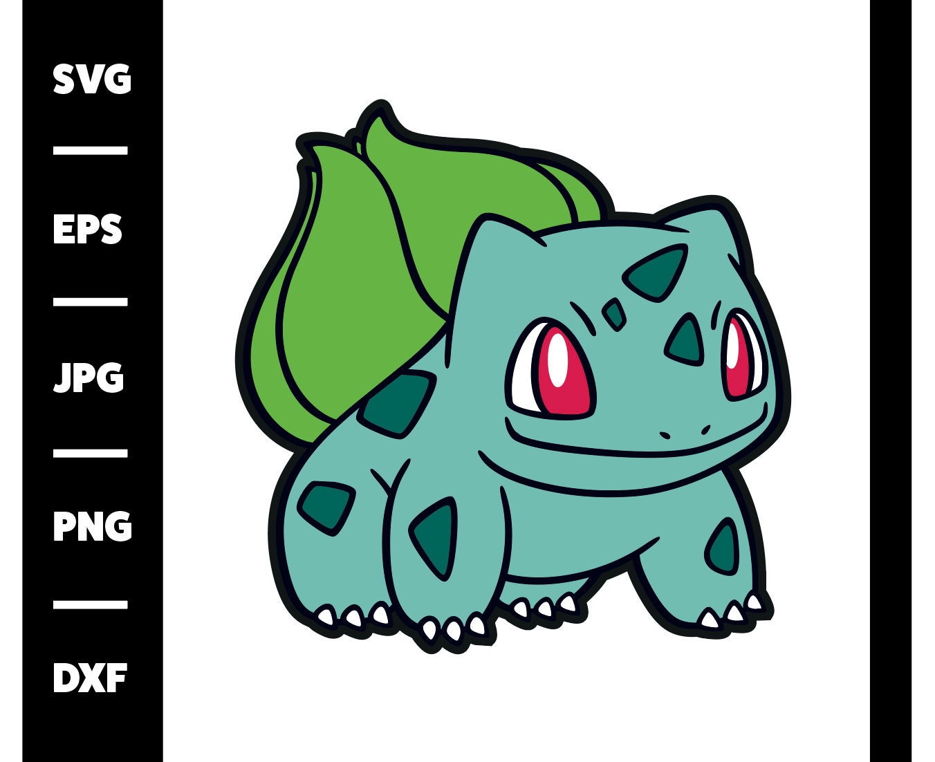Bulbasaur 2 SVG Pokemon Ash Ketchum Pocket Monsters Anime Cartoon Gym ...