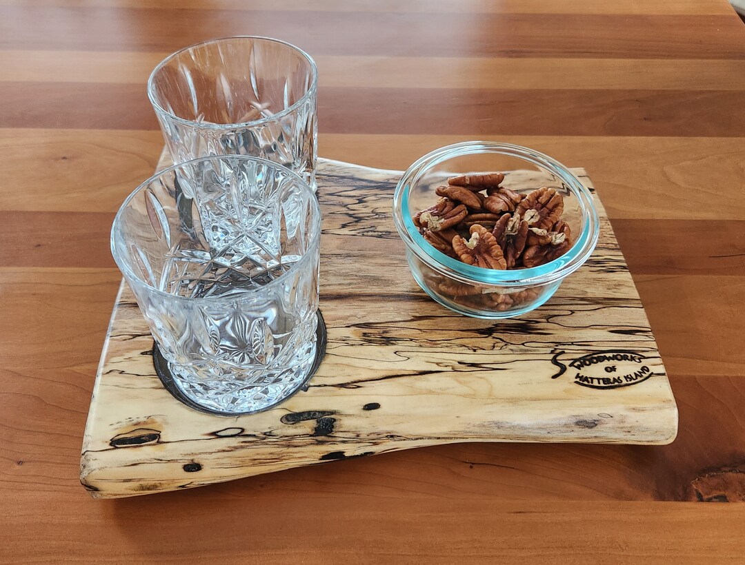 Spalted Maple Beverage Board - Etsy