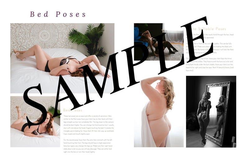 Boudoir Posing Guide for Beginners Boudoir Poses That Sell Boudoir Photography Guide - Etsy