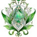 May Birthstone and Birth Flower Tattoo Design Collection |8 Premium ...