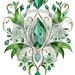 May Birthstone and Birth Flower Tattoo Design Collection |8 Premium ...