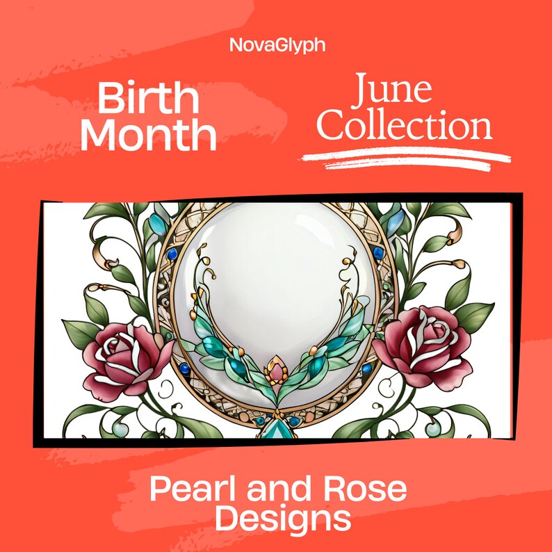 June Birthstone and Birth Flower Tattoo Design Collection | 6 Premium ...