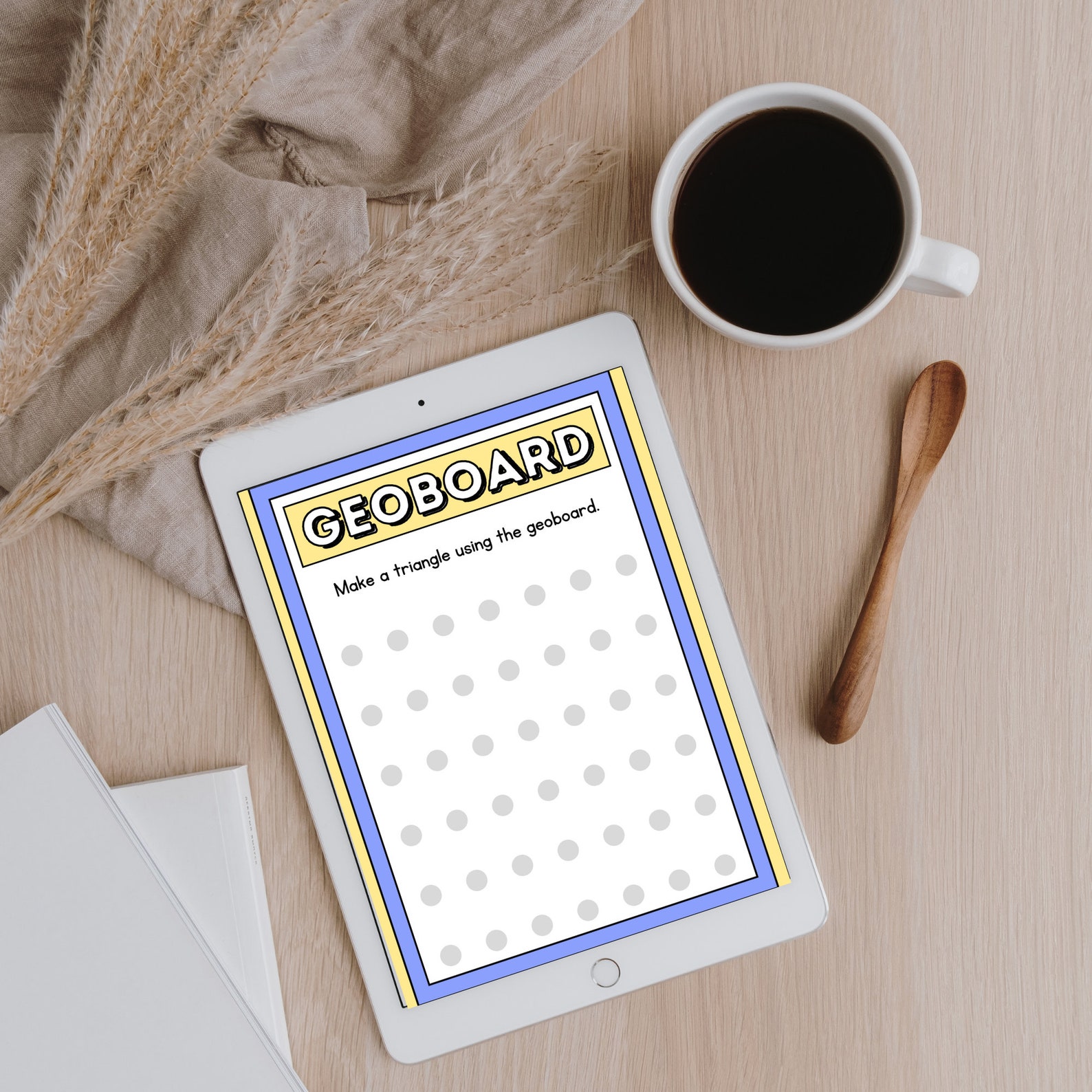 Colorful 2D Shape Geoboard Mathematics Worksheets - Etsy