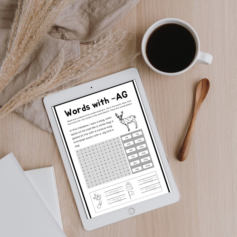 Colourful Illustrated English Phonics Activity Workbook - Etsy