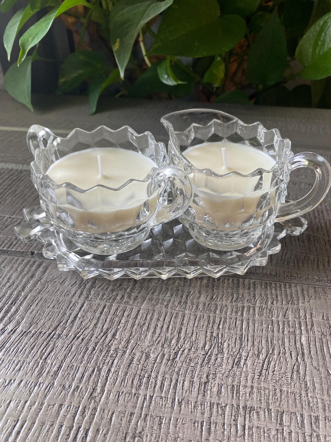 Cinderella Candle Set, Crystal Glass Candles, Kitchen Decor Candles ...
