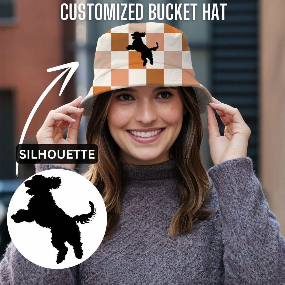 Custom Pet Bucket Hat for Dog Lover Gift for Dog Mom Hat Personalized ...