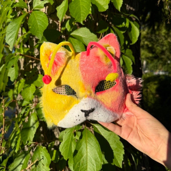 Therian Alien Cat Masks - Etsy