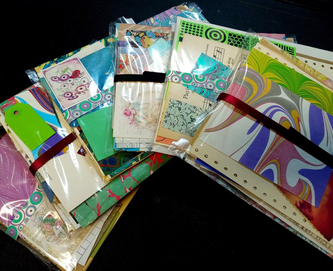 60 Pcs Paper Surprise Pack for Journaling, Collage, and Paper Crafts - Etsy