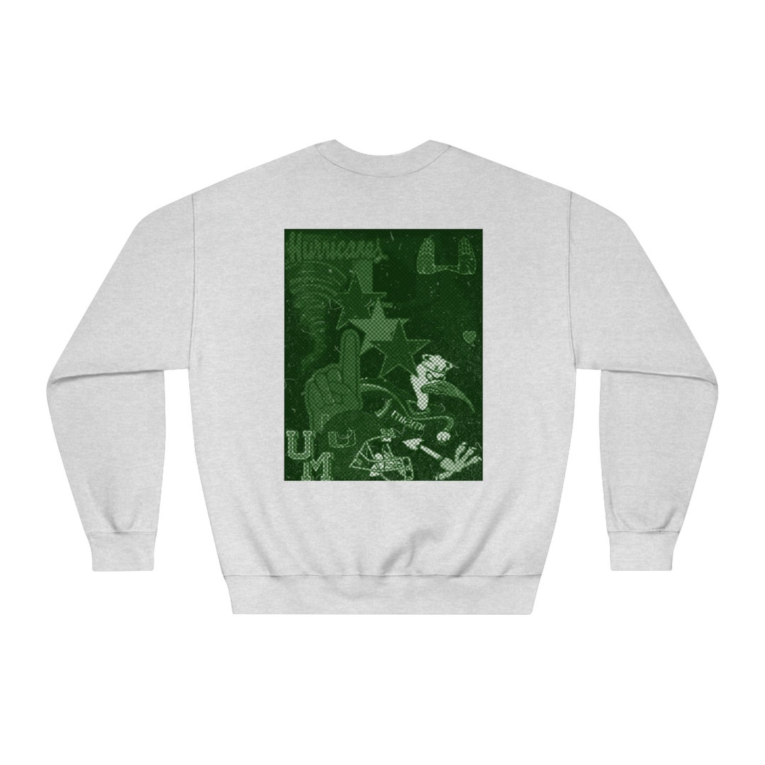 Vintage UM Sweatshirt, UM Game Day, UM Crewneck, University of Miami ...