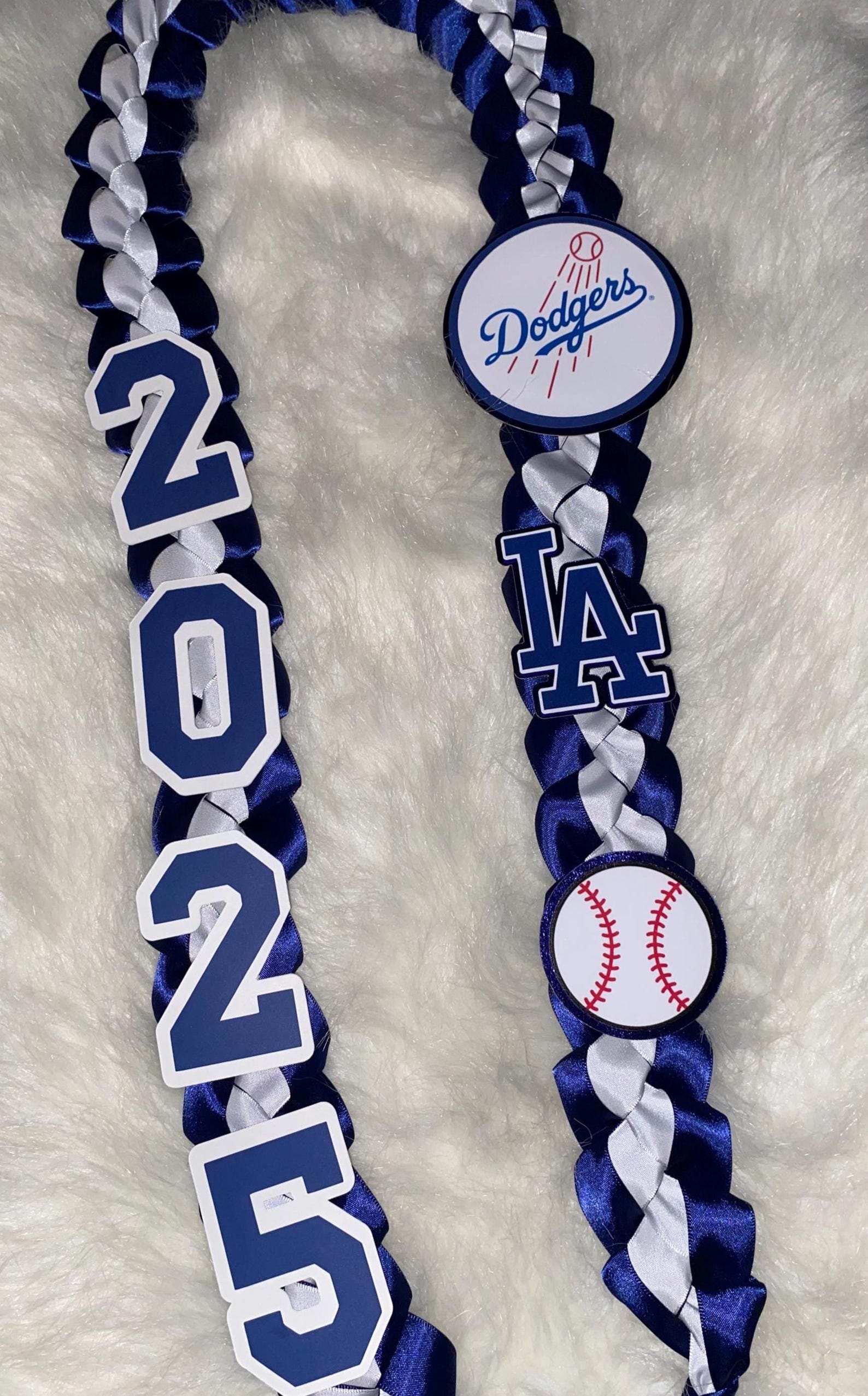 Los Angeles Dodgers Graduation Lei - Etsy