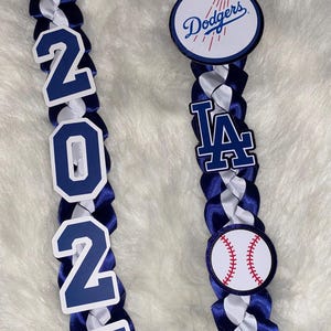 Los Angeles Dodgers Graduation Lei - Etsy