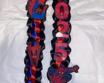 Spider Verse Printed Graduation Cap Topper, Spiderman Graduation, Grad ...