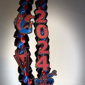 Spiderman Graduation Lei - Etsy