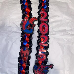 Spiderman Graduation Lei - Etsy