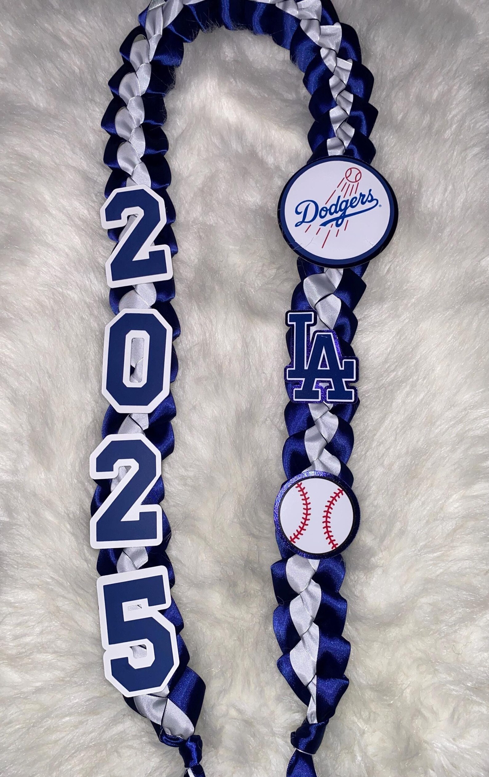Los Angeles Dodgers Graduation Lei - Etsy