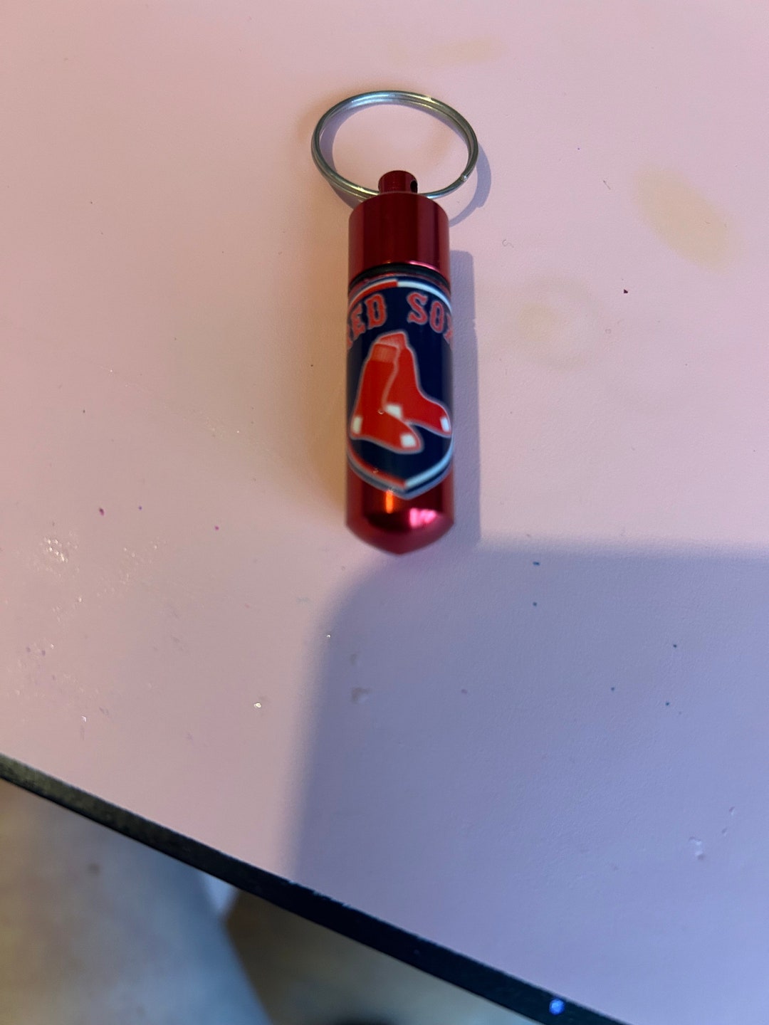 Boston Red Sox Keychain Pill Case - Etsy