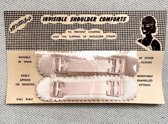 Vintage 1940s DeadStock Invisible Shoulder Comforts - Gem