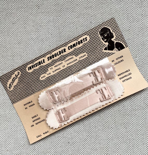 Vintage 1940s DeadStock Invisible Shoulder Comforts - Gem
