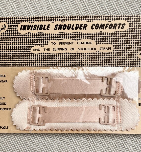 Vintage 1940s DeadStock Invisible Shoulder Comforts - Gem