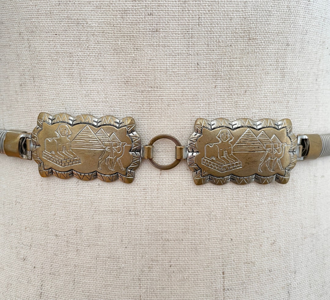 1970s Egyptian Revival Belt - Etsy