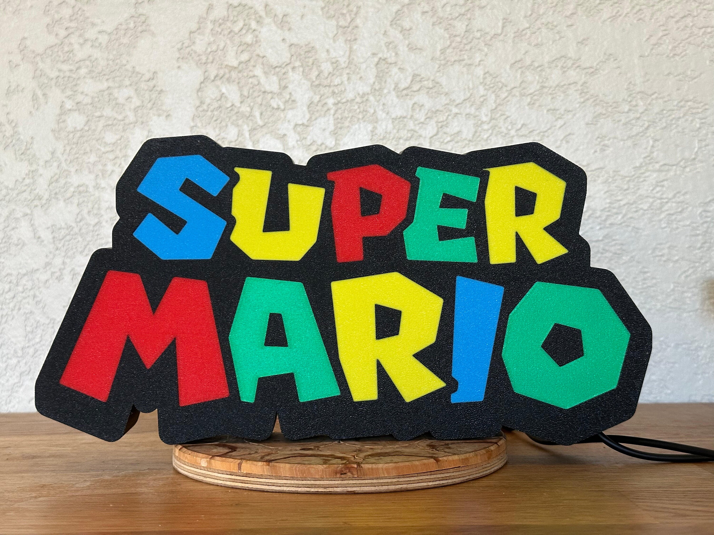 Super Mario Inspired LED Lightbox - Etsy