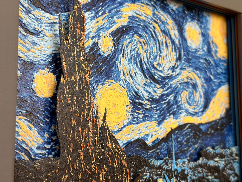 Starry Night Shadow Box - Etsy