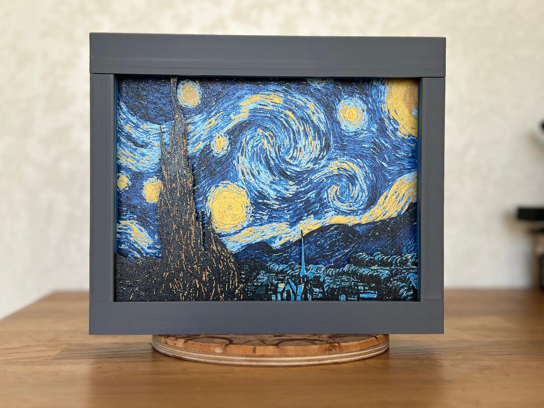 Starry Night Shadow Box - Etsy