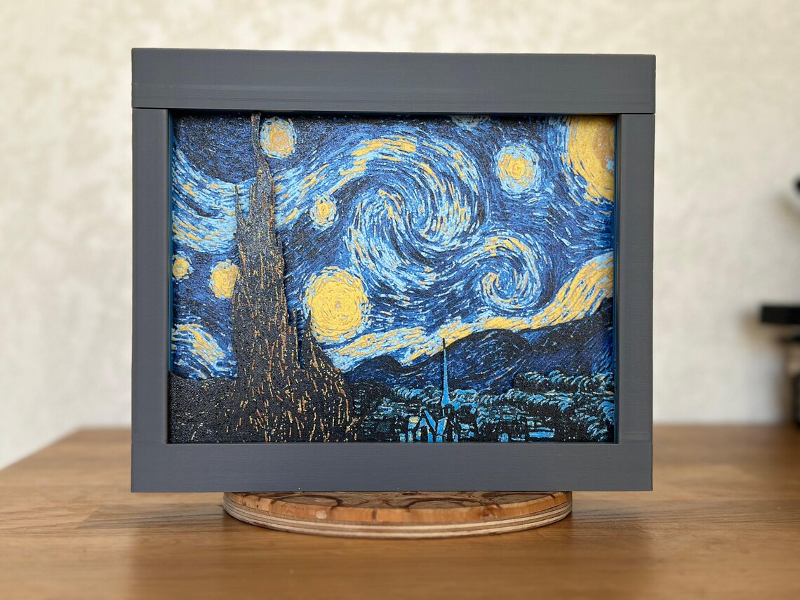 Starry Night Shadow Box - Etsy