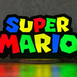 Super Mario Inspired LED Lightbox - Etsy