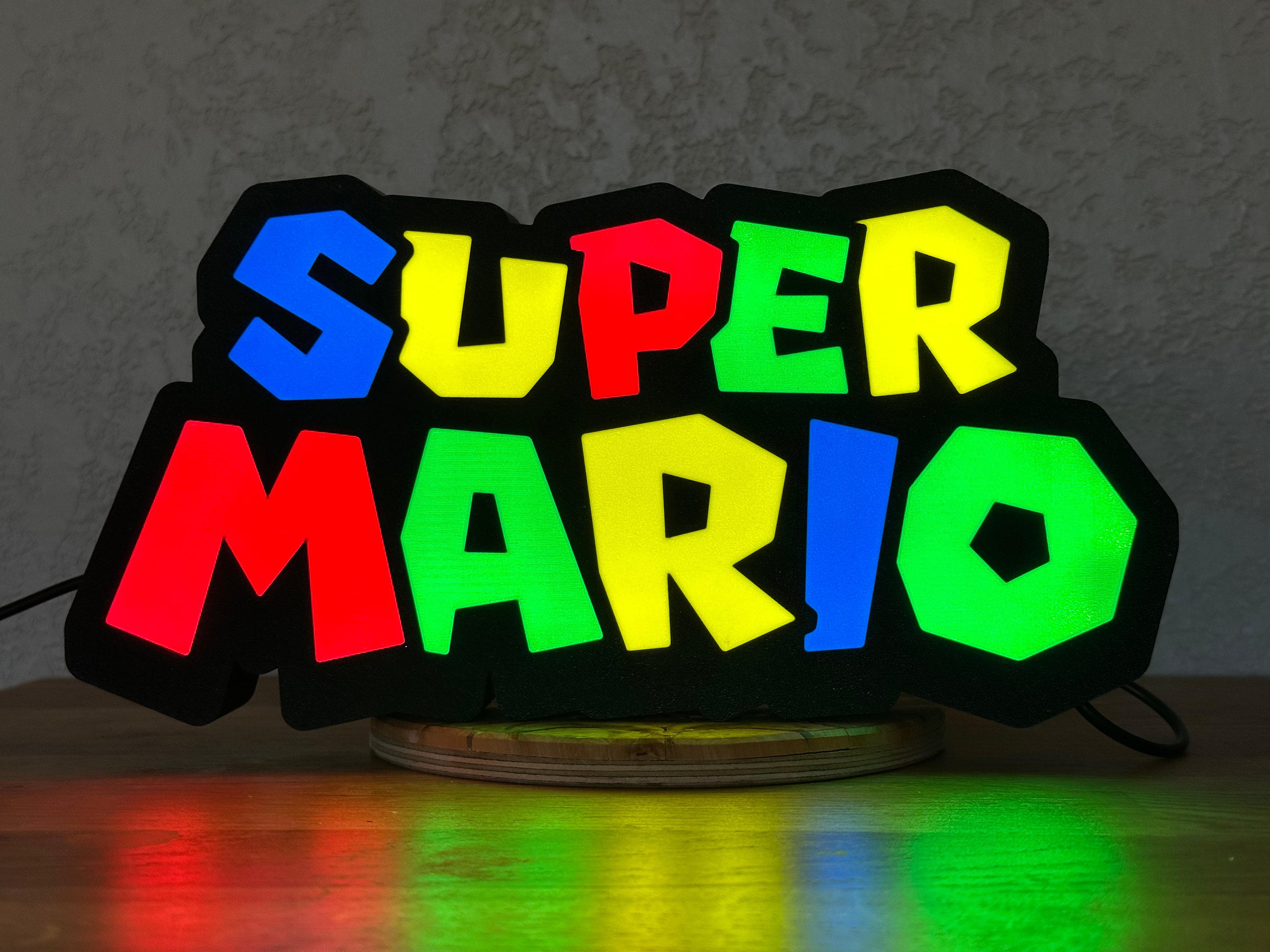 Super Mario Inspired LED Lightbox - Etsy