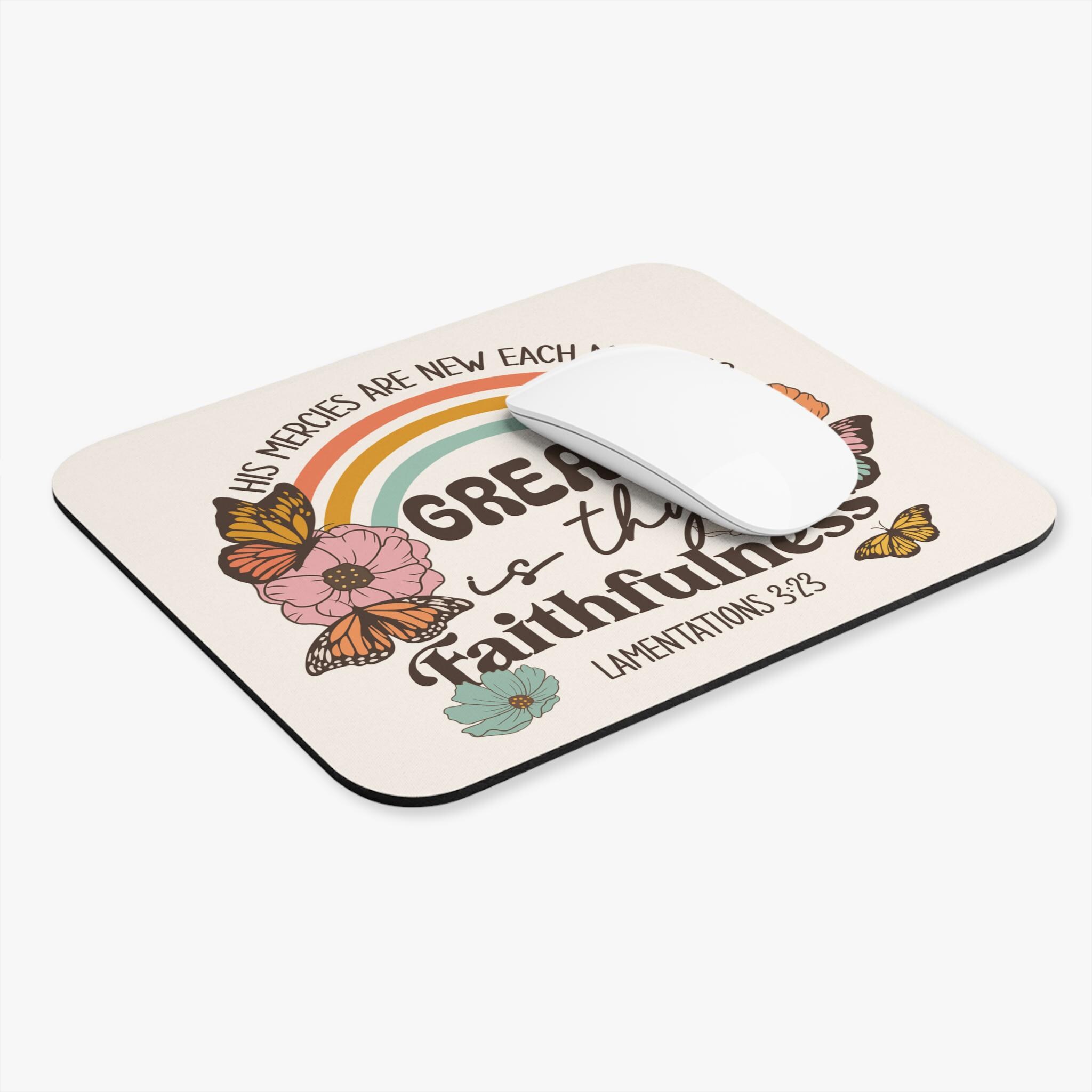 Christian Mouse Pad, Vintage Mouse Pad, Bible Verse Desk Decor, Faith ...