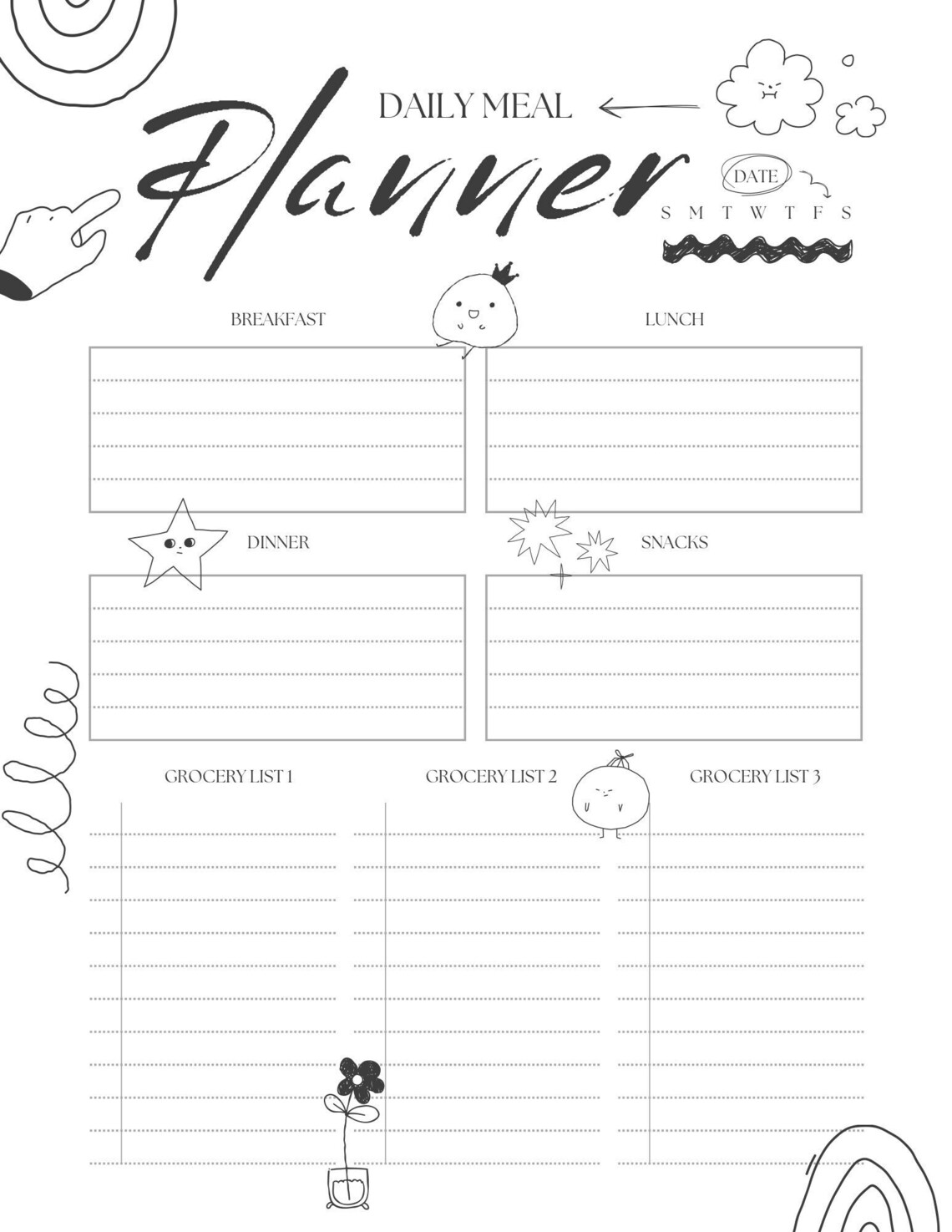 Meal Planner - Etsy
