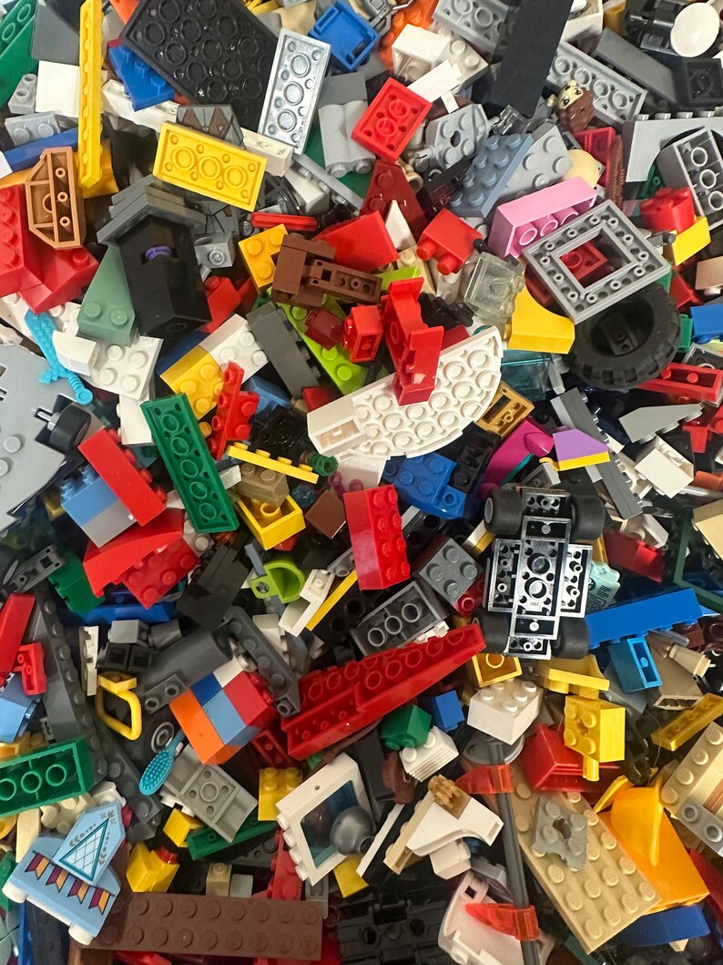 10 Pounds of Bulk Mixed 100% Genuine Used Lego® Building Bricks - Etsy