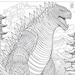 Giant Monster Zilla Coloring Book 5 Pages Coloring Book Fantasy Kaiju ...