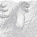 Giant Monster Zilla Coloring Book 5 Pages Coloring Book Fantasy Kaiju ...