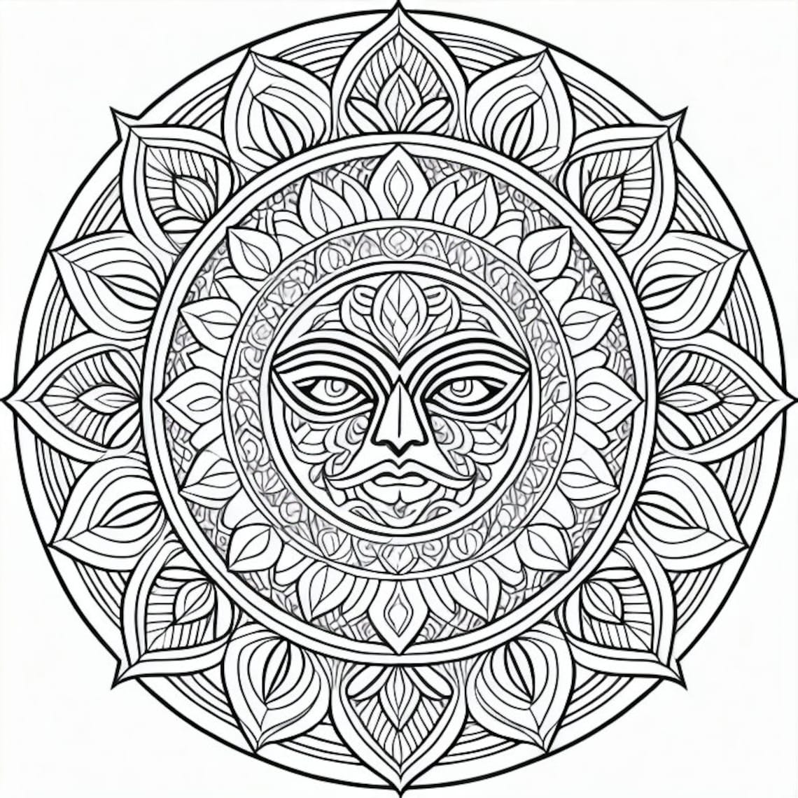 Mandala Luchador Wrestling Flower Anime Soul Adult Coloring Book ...
