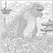 Giant Monster Zilla Coloring Book 5 Pages Coloring Book Fantasy Kaiju ...