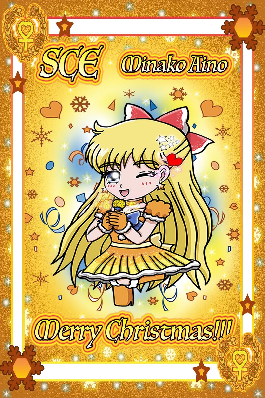 Magical Love Girl 2023 Christmas Love Helper 4x6 in Digital Art Files ...
