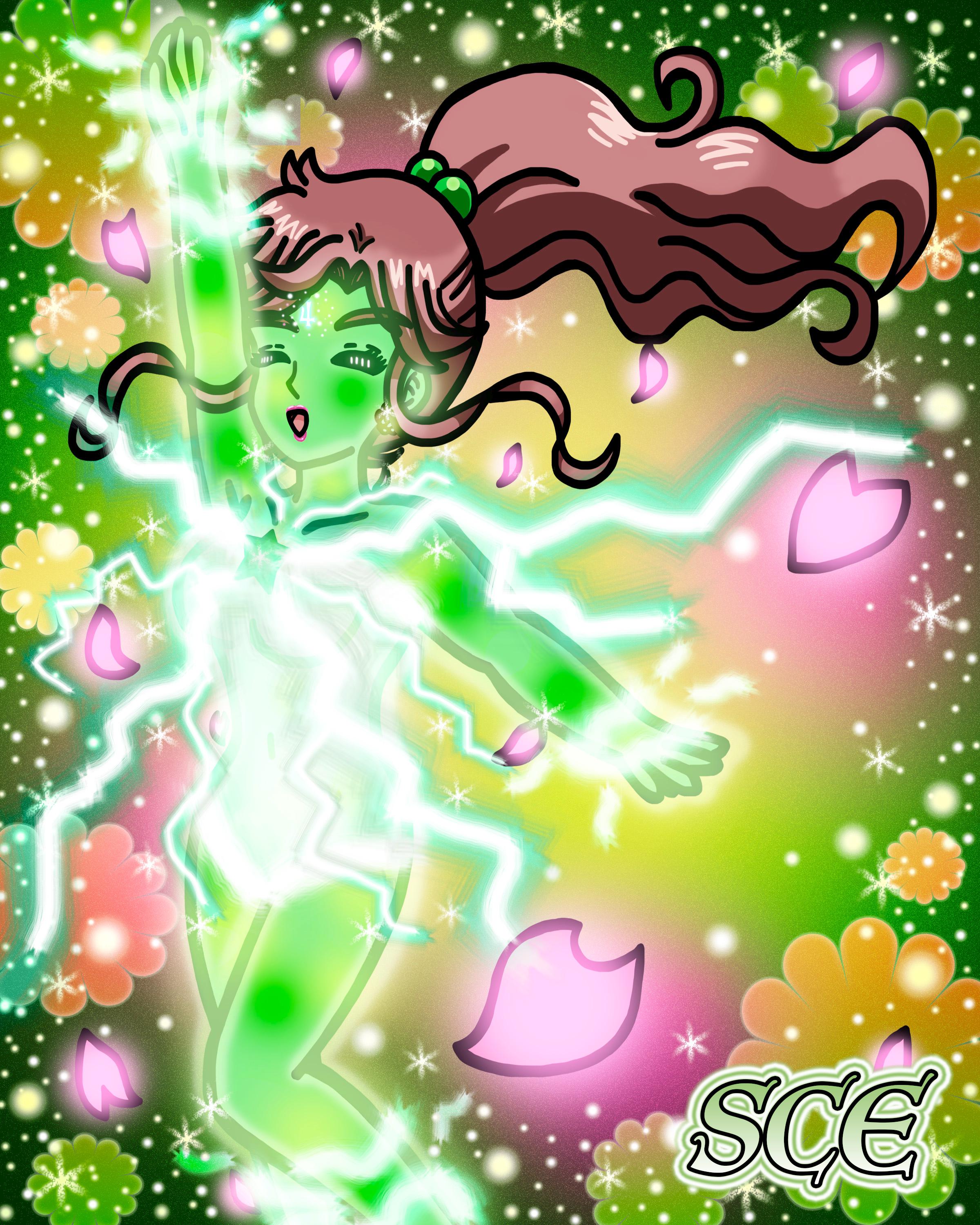 Magical Lightning Girl 2024 Lightning Transformation 8x10 in Digital ...