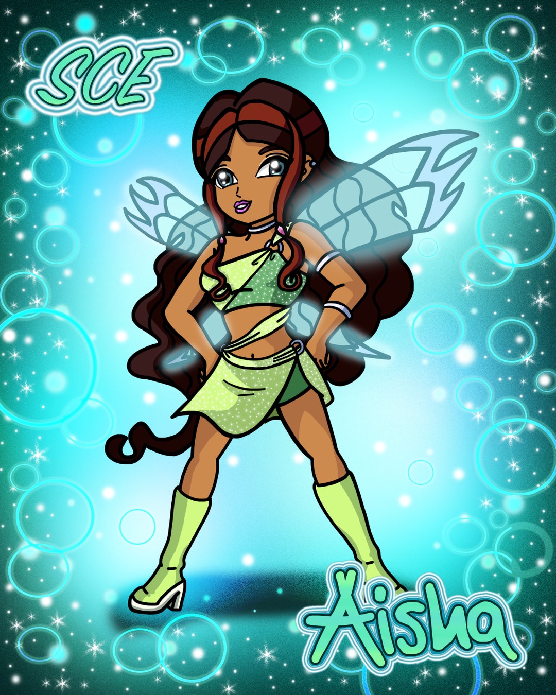 Ocean Fairy S1 2024 8x10 in Digital Art Files - Etsy