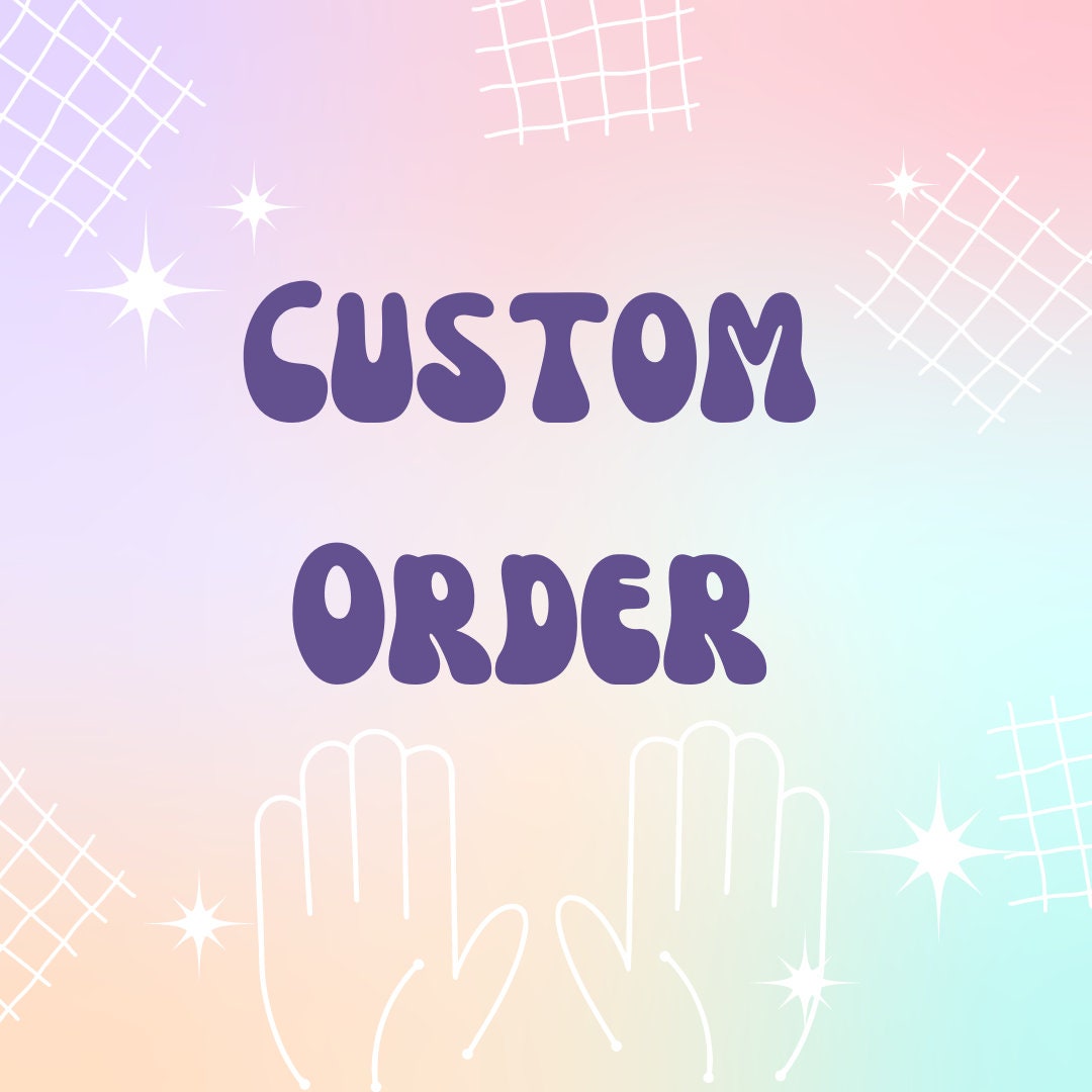 Custom Order Sign/background - Etsy