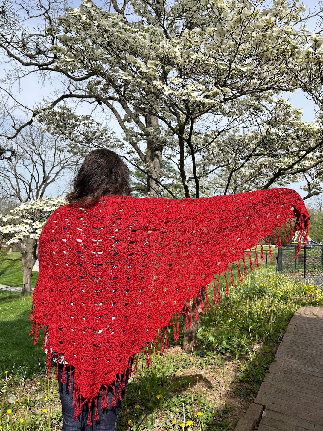 Custom Handmade Crochet Shawl - Etsy