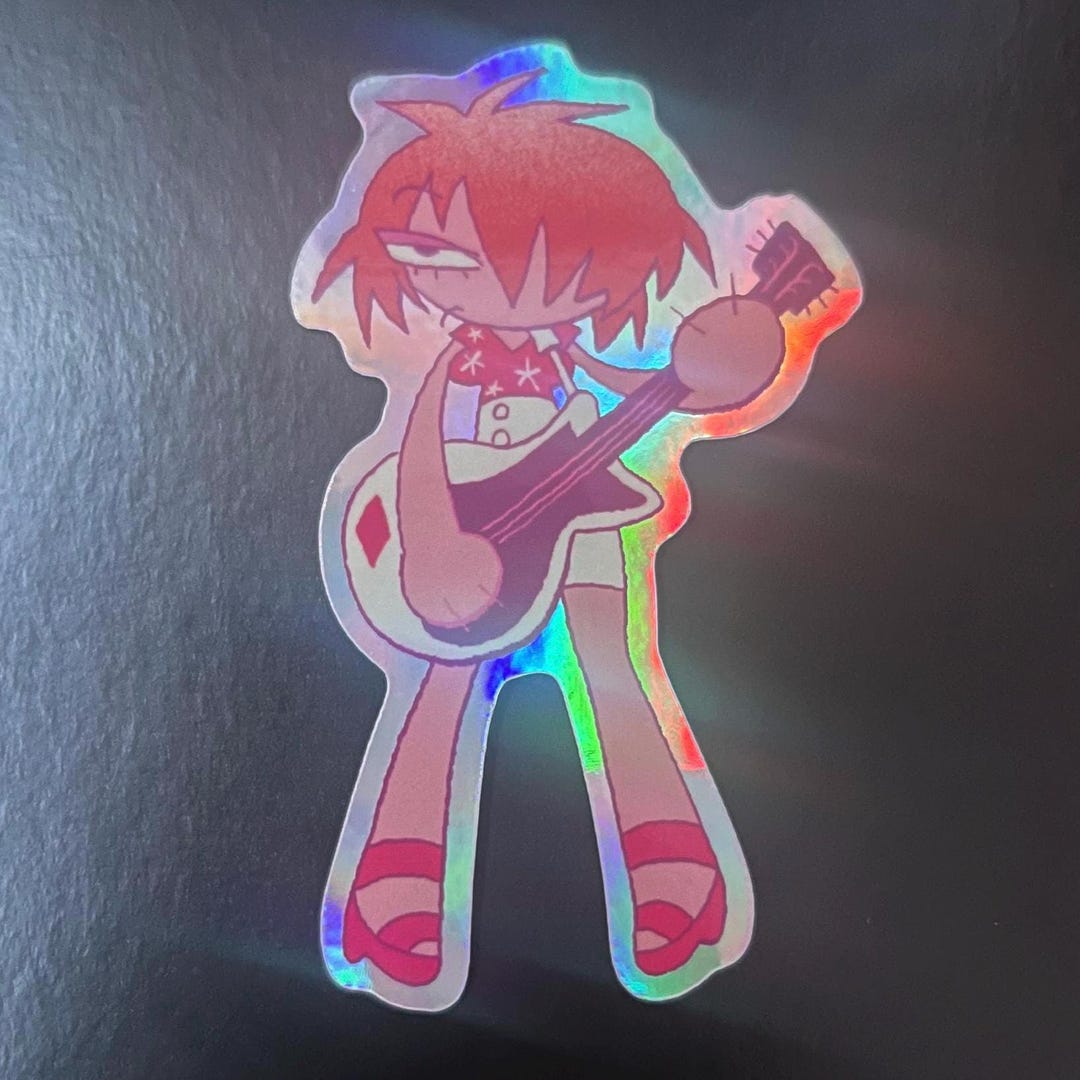 Gorillaz Inspired 3" Tranz Noodle Sticker - Etsy