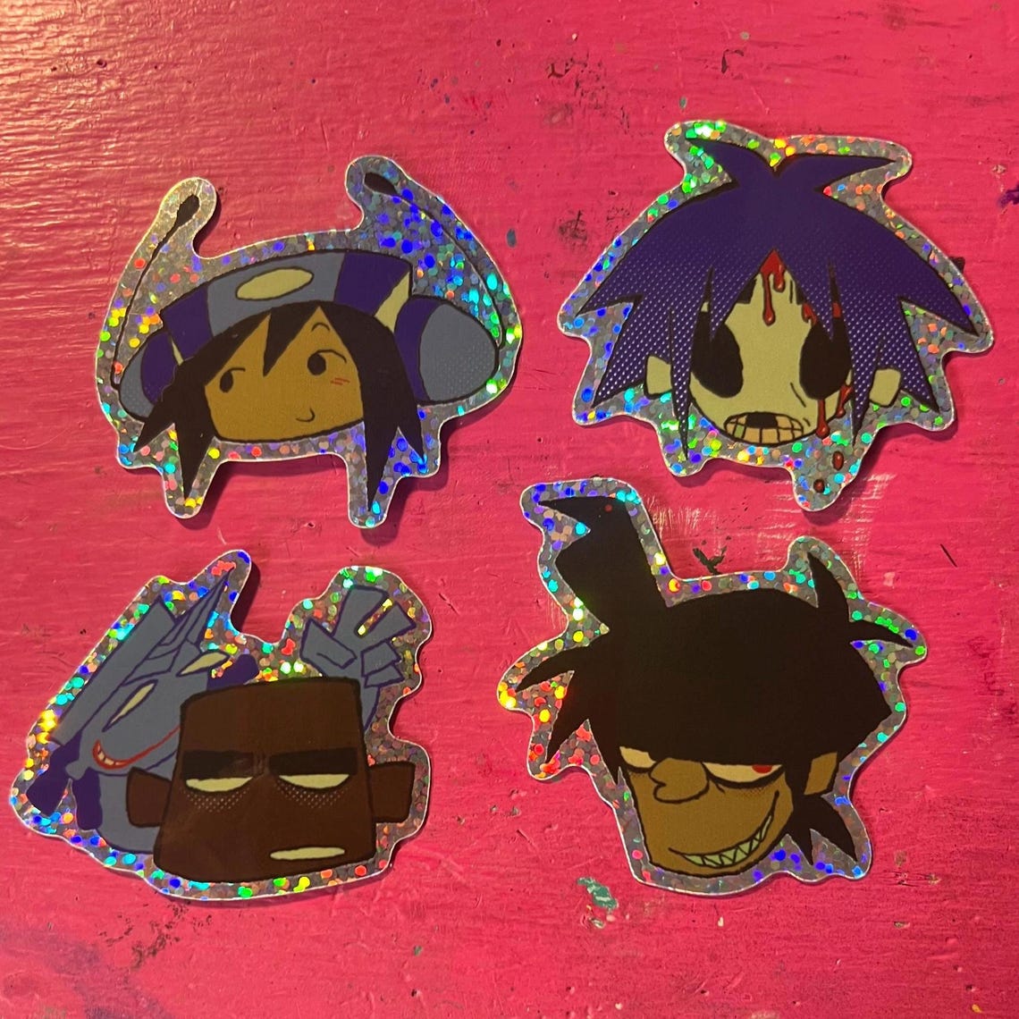 Gorillaz Inspired 2” Band Stickers - Etsy